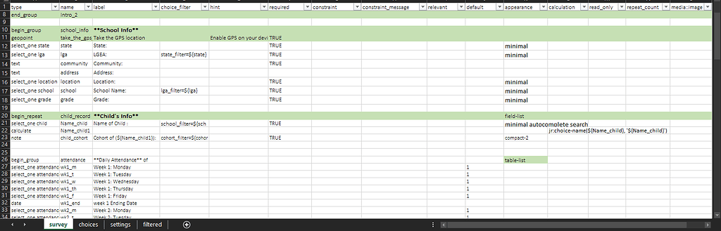 Pull Value From Xls Form Display Form Building KoboToolbox