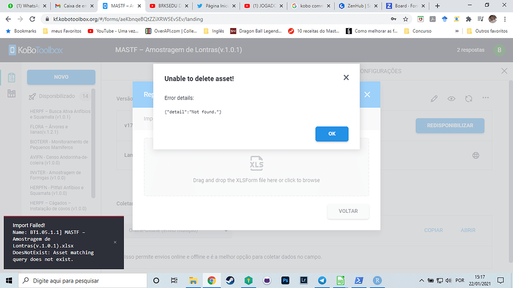 Error when uploading a xlsx form - Data Management - KoboToolbox Community Forum