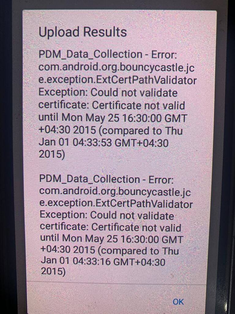 URGENT: Error - Submitting Forms from Kobo Collect - Data Collection - KoboToolbox Community Forum