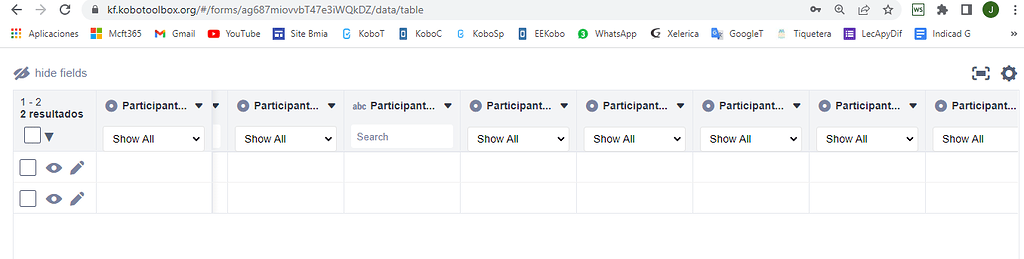 Downloading information entered through matrices - Data Management - KoboToolbox Community Forum
