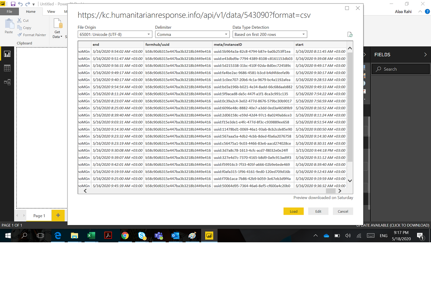 Connecting with Power Bi - Data Management - KoboToolbox Community Forum