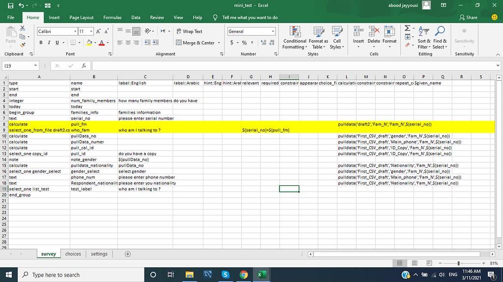 How to make dynamic select_one list with pulldata from CSV - Form Building - KoboToolbox ...