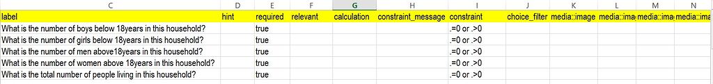 Calculating total household members - Form Building - KoboToolbox Community Forum