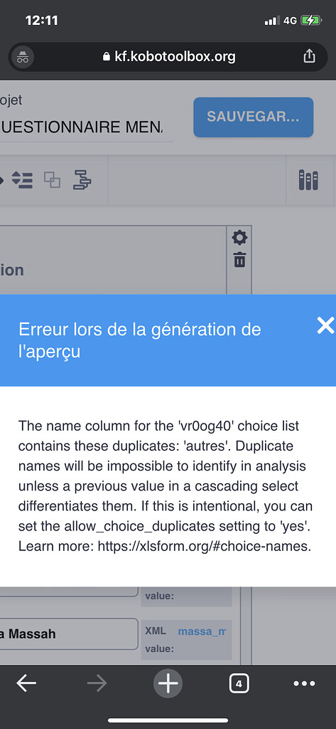 Deployment issue - Form Building - KoboToolbox Community Forum