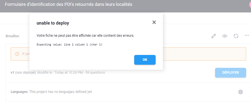 Form deployment errors solved by validating against online validator - Form Building ...