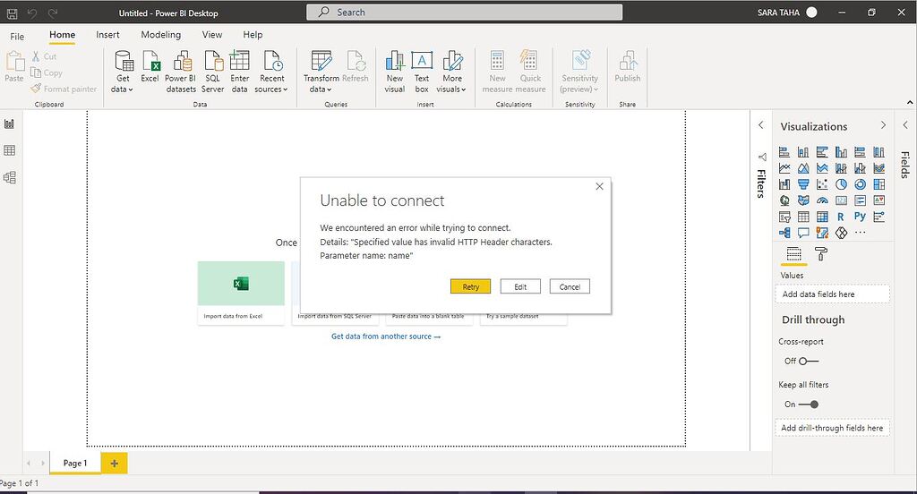 Unable To Connect To Power Bi Data Management Kobotoolbox Community Forum 
