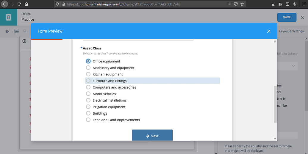 How do i design a cascading select question in KoBoToolbox? - Form ...