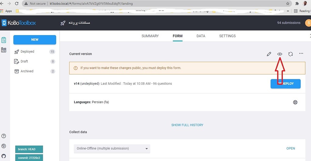 Form preview error - Kobo On Your Own Server - KoboToolbox Community Forum