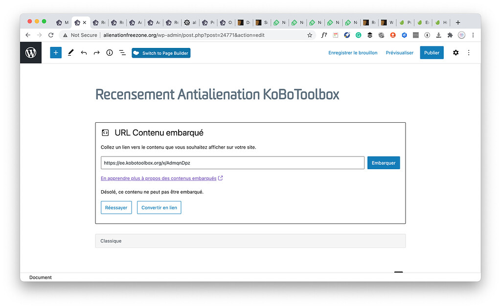 How to deploy a form in WORDPRESS? - Data Collection - KoboToolbox Community Forum