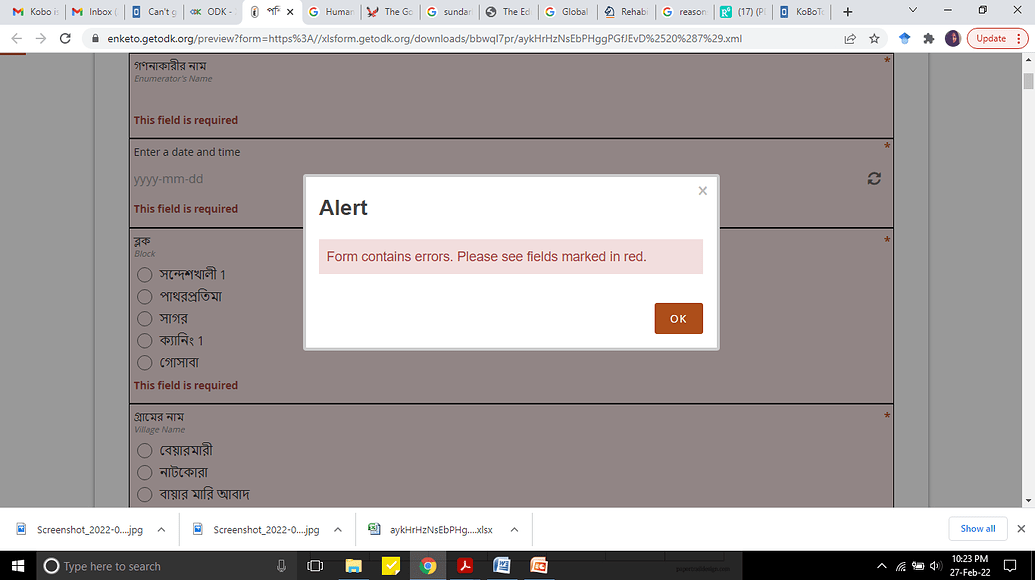Can't get blank forms in Collect android app - Data Collection - KoboToolbox Community Forum