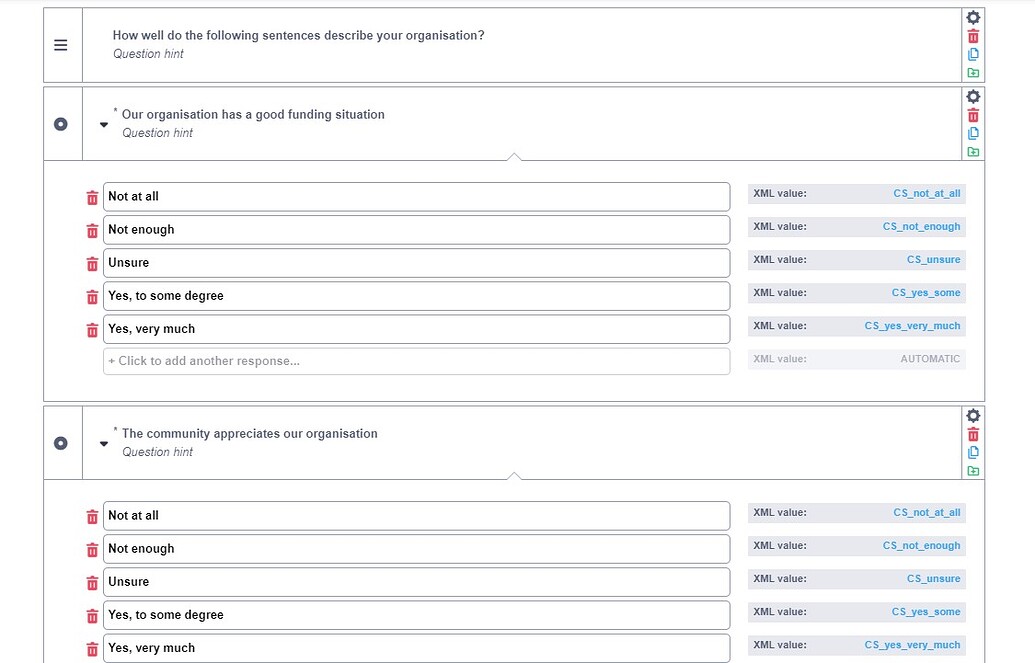 Answer options / different languages - Form Building - KoboToolbox ...