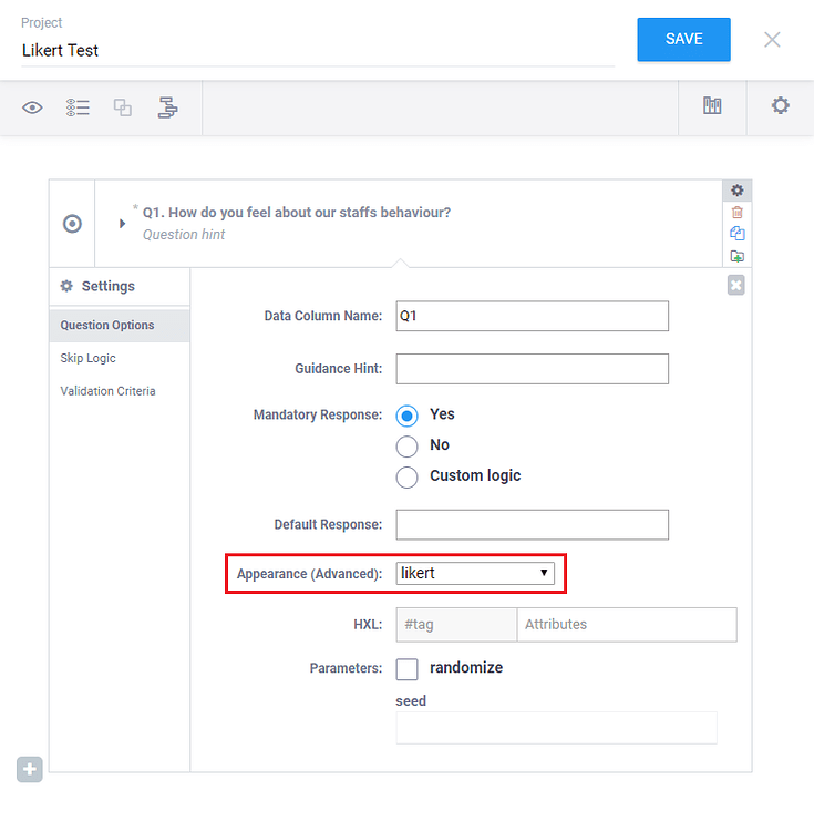 How Do I Create A Form With A Likert Question In Kobotoolbox Form Building Kobotoolbox 5768