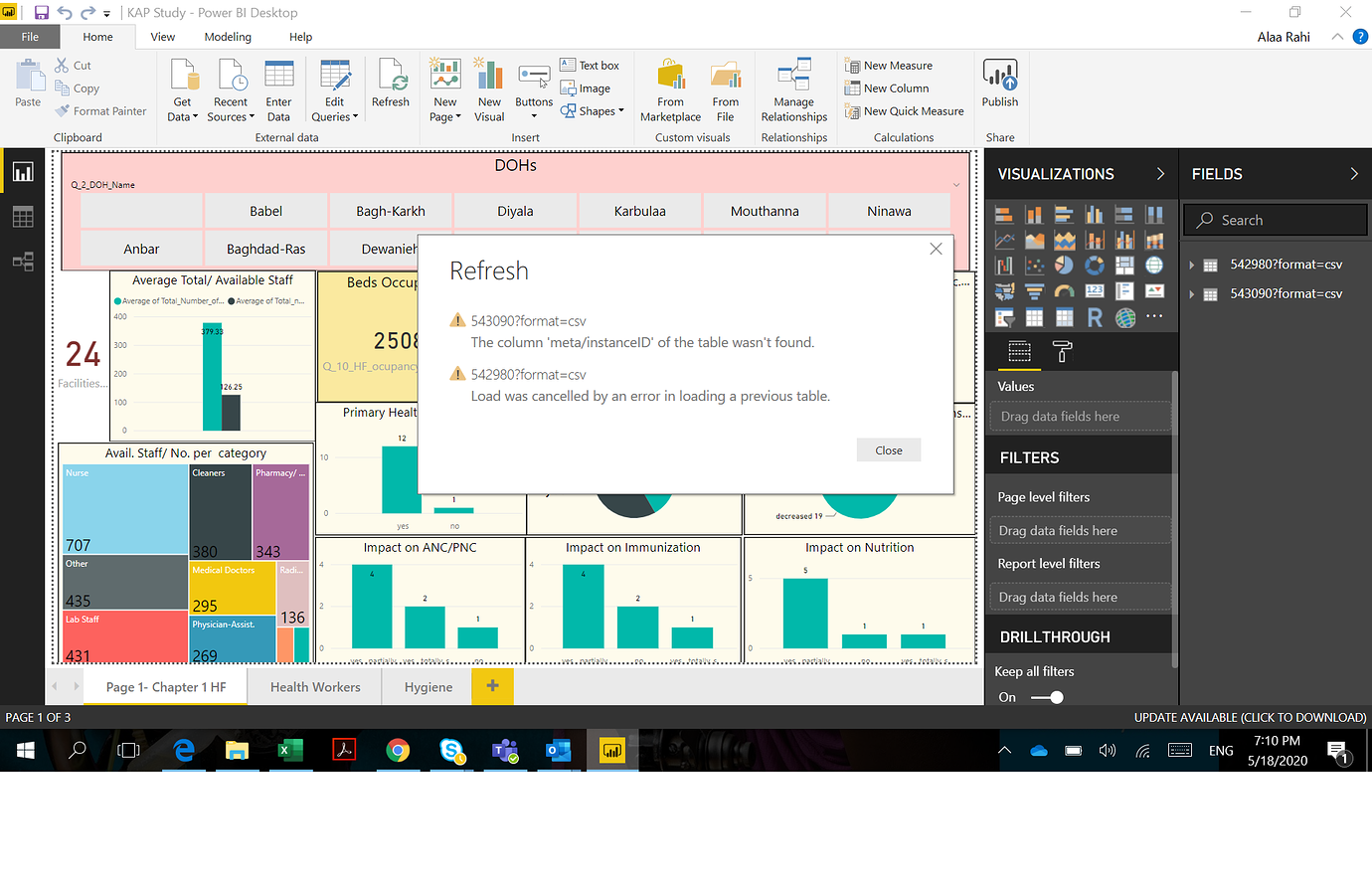 Connecting with Power Bi - Data Management - KoboToolbox Community Forum