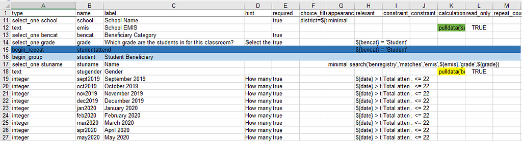 Dynamic selects with the search() expression - Form Building - KoboToolbox Community Forum