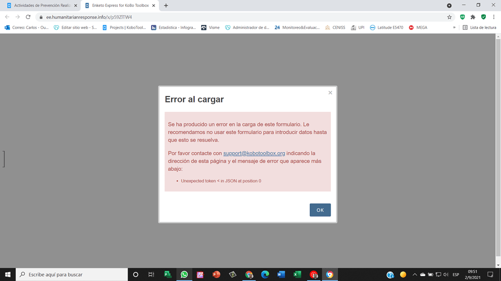 Loading error seen in enketo - Data Collection - KoboToolbox Community ... Loading error seen in enketo - Data Collection - KoboToolbox Community ...