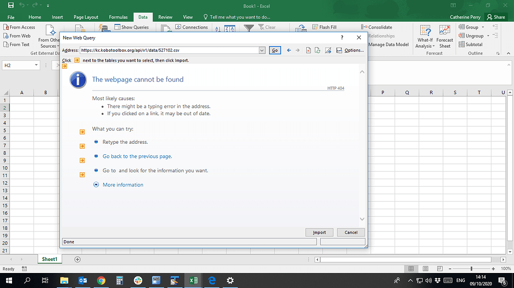 Pull data into excel - Data Management - KoboToolbox Community Forum