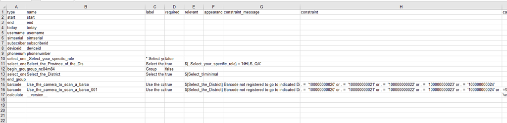 Adding multiple constraints to barcode scan (Use the camera to scan the barcode) - Form Building ...
