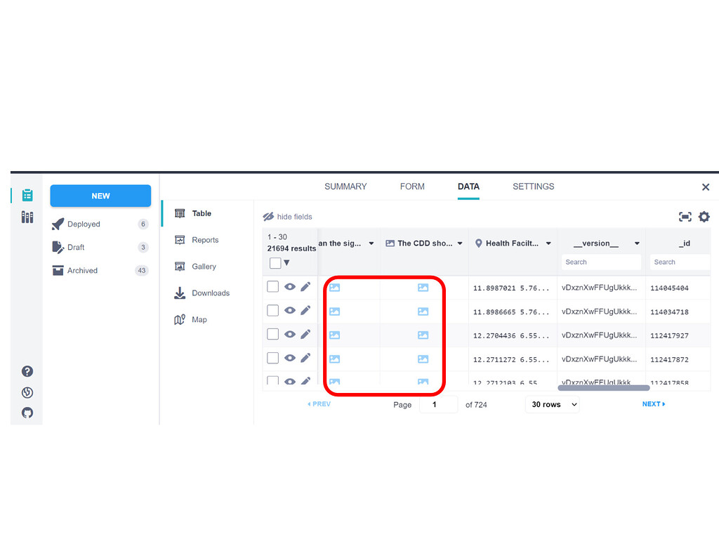 Unable to view images through hyperlinks on table - Data Management - KoboToolbox Community Forum