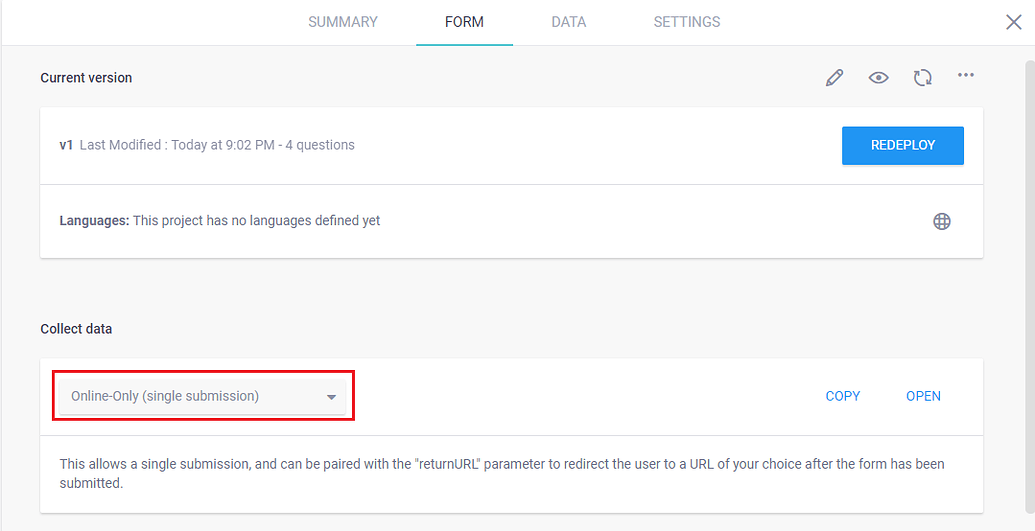 Using Kobo for online self completion surveys - Form Building ...