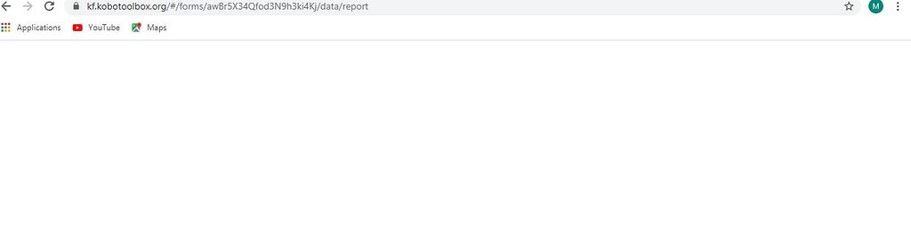 Cannot display the graphics of the Collected Data Report, a blank page ...