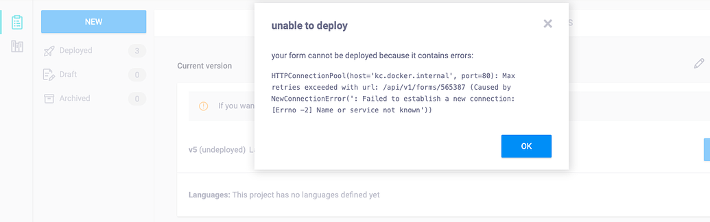 Error in redeploying form - Form Building - KoboToolbox Community Forum
