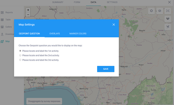 How does the map function work in KoBoToolbox? - Data Management - KoboToolbox Community Forum