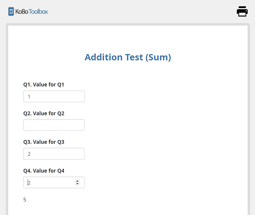 Sum formula - Form Building - KoboToolbox Community Forum