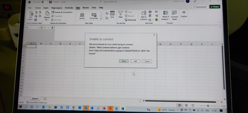 Loading data in Excel - Data Management - KoboToolbox Community Forum