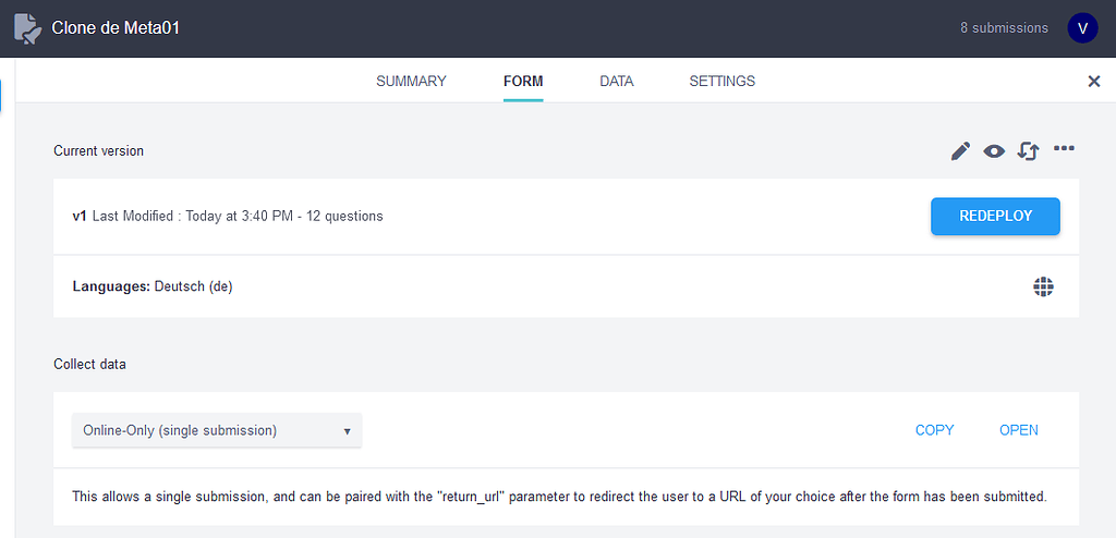 Option Online Single Submission allows multiples submissions in same browser session - Data ...