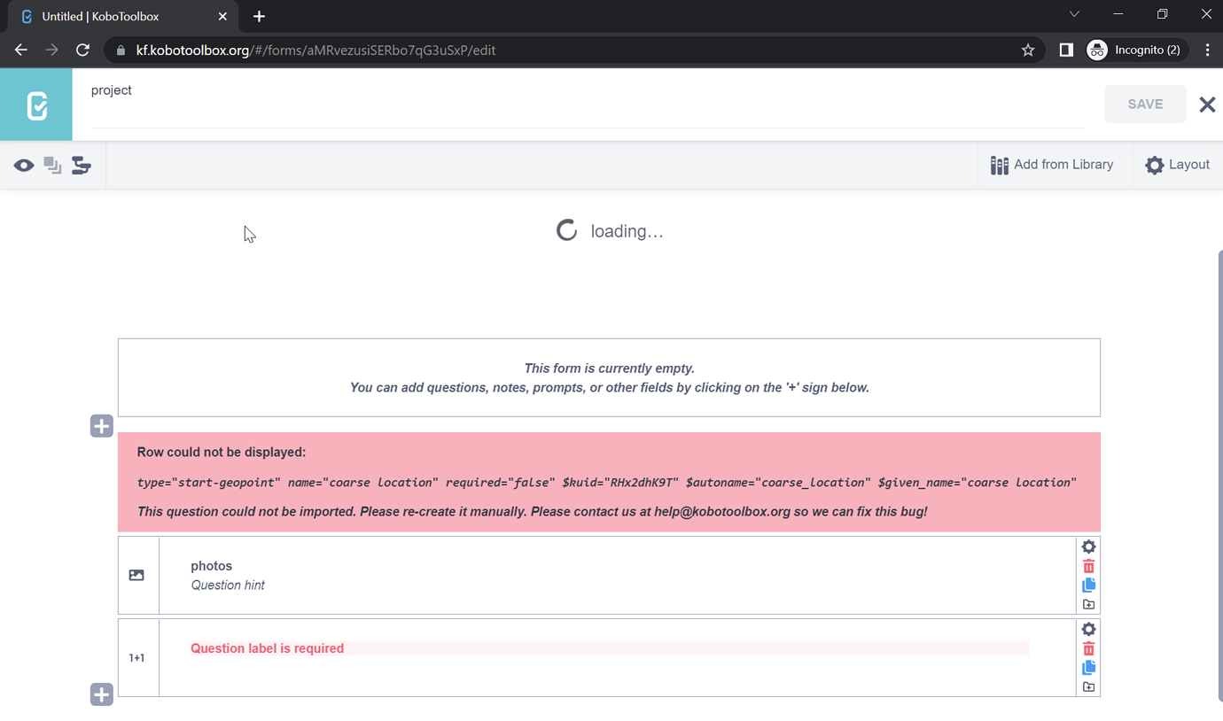 Is the “start-geopoint” feature supported right now for Kobotoolbox? - Form Building ...