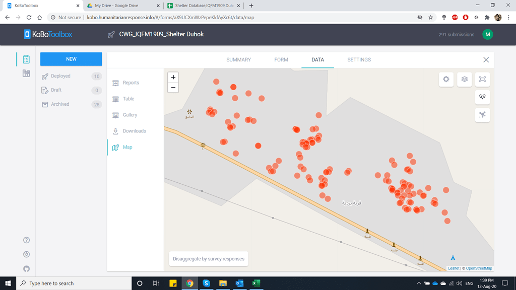 Showing a specific question on Map - Data Management - KoboToolbox Community Forum