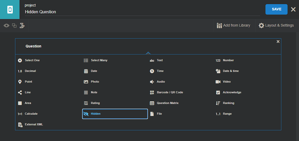How to create a hidden question? - Form Building - KoboToolbox Community Forum