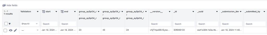 Question Matrix type Qs - Data Management - KoboToolbox Community Forum