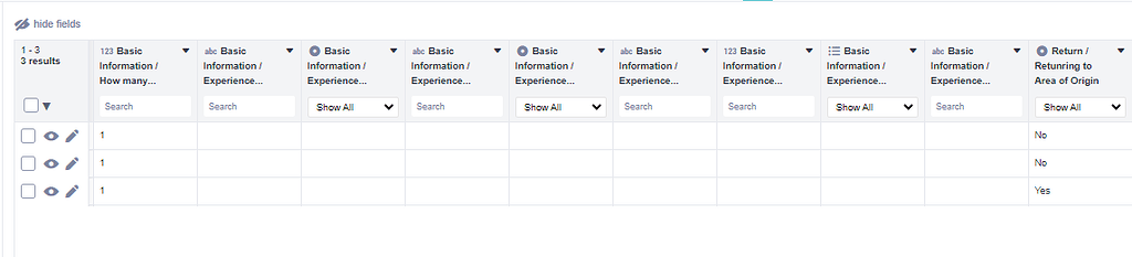 Missing data data in table - Data Management - KoboToolbox Community Forum
