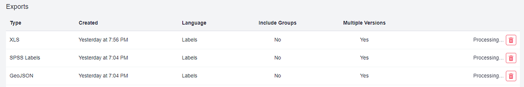 Exports taking too long processing - Data Management - KoboToolbox Community Forum