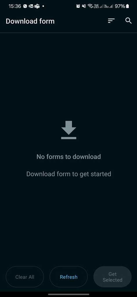 No blank forms to download on kobocollect app - Data Collection - KoboToolbox Community Forum