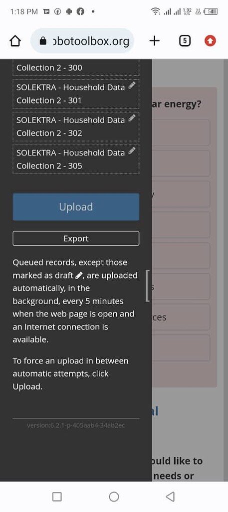 How can I upload forms stuck in kobotoolbox link queue - Data Management - KoboToolbox Community ...