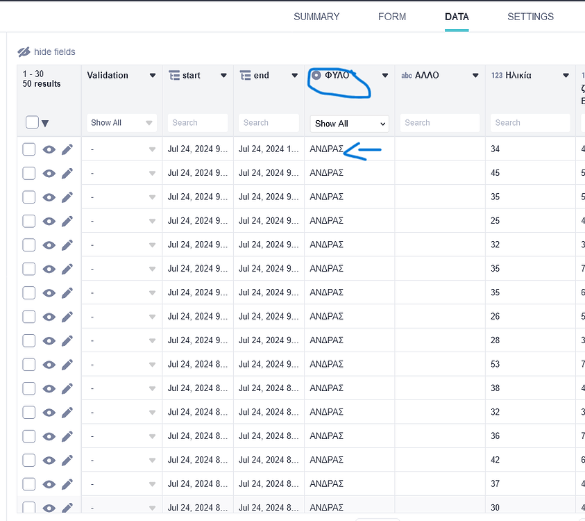 Values in the excel and the report are wrong - Data Management - KoboToolbox Community Forum