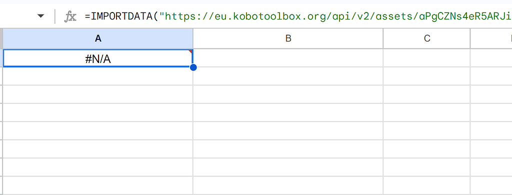 Resource at url contents exceeded maximum size while using IMPORTDATA ... Resource at url contents exceeded maximum size while using IMPORTDATA ...