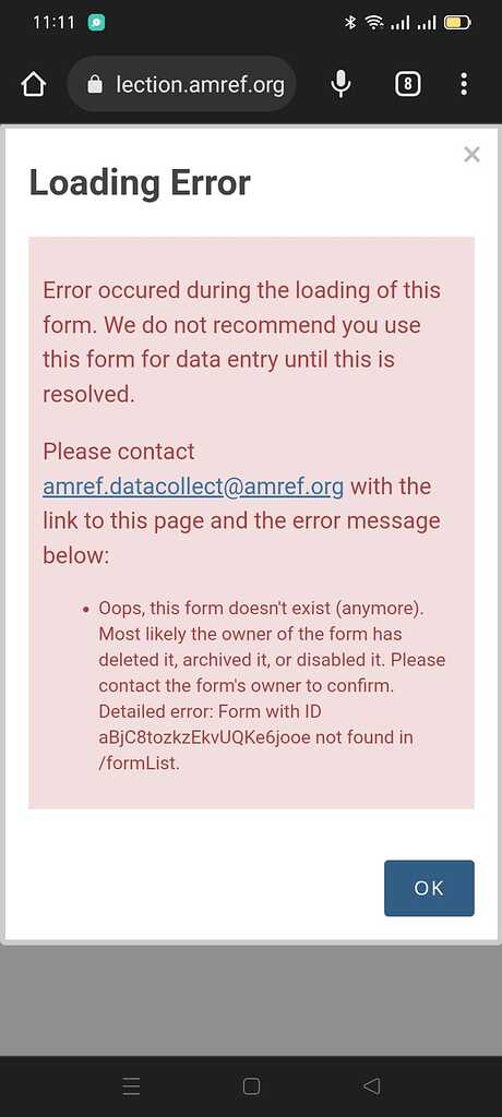 Users Unabale to access the form for data entry - Kobo On Your Own Server - KoboToolbox ...