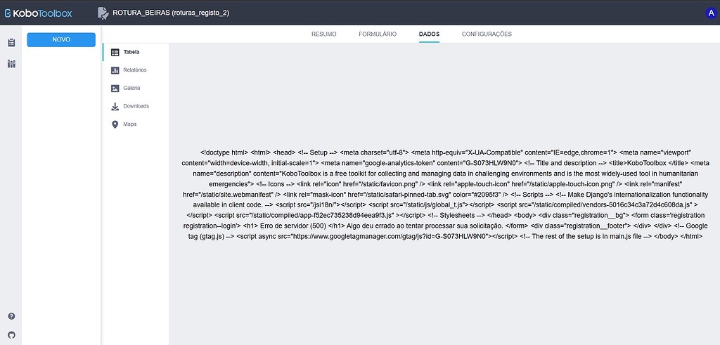 Error data viewing - Data Management - KoboToolbox Community Forum