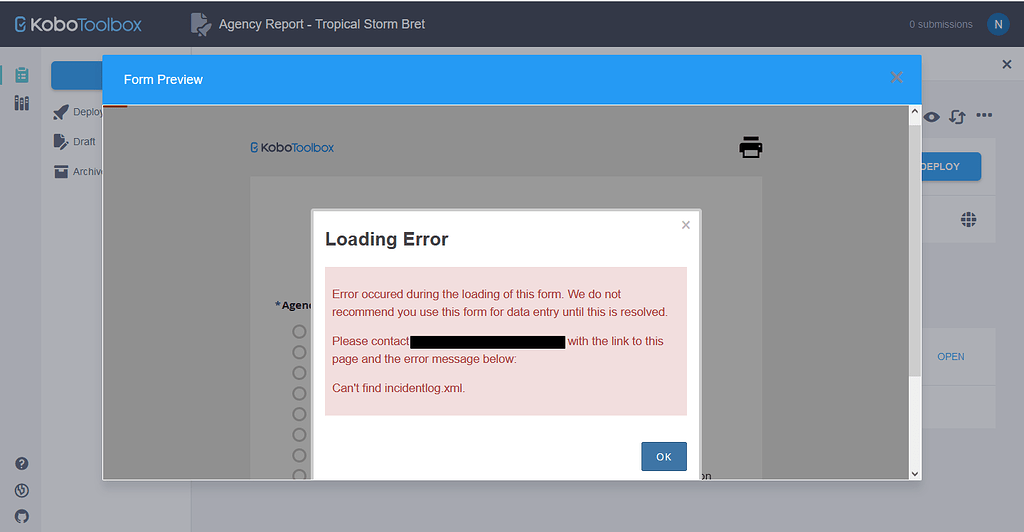 Error when linking projects - Form Building - KoboToolbox Community Forum