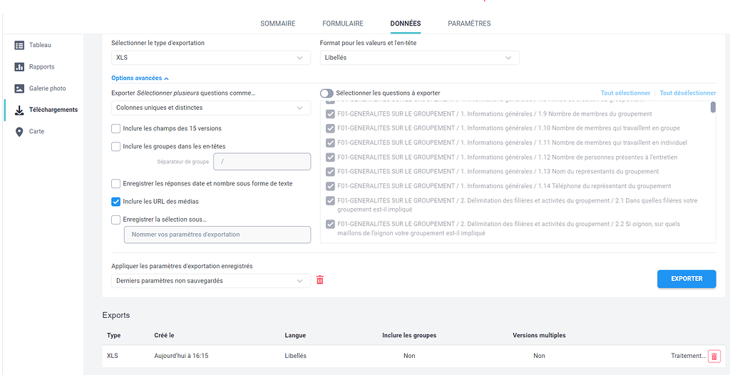 Problem downloading data - Data Management - KoboToolbox Community Forum