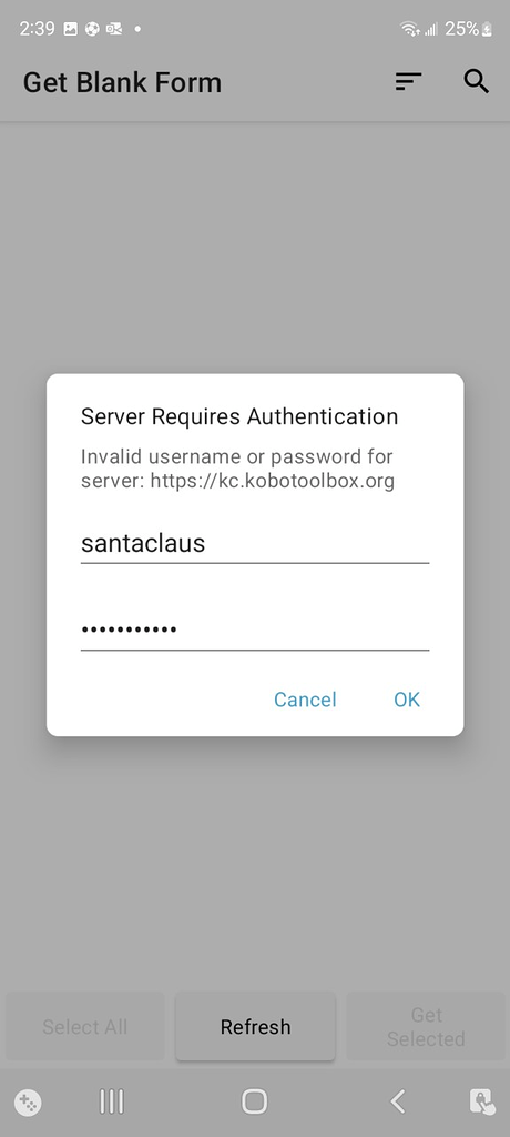 Users with access to my project can't get blank form in Kobo Collect - Data Collection ...