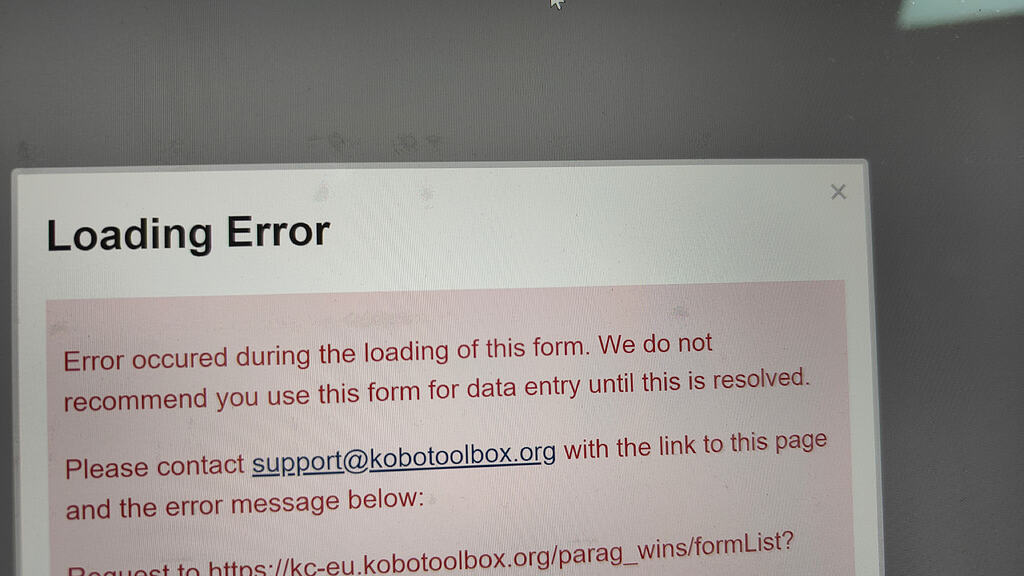 Unable to access the form - Data Collection - KoboToolbox Community Forum