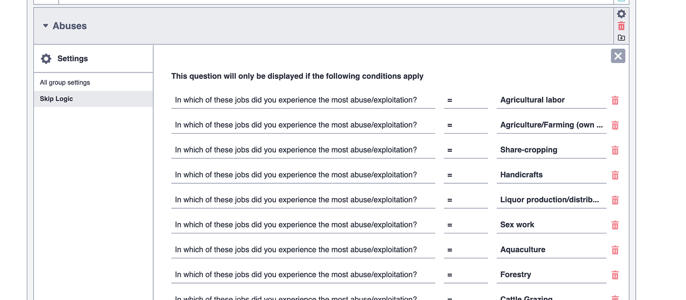 How to make != work in a survey - Form Building - KoboToolbox Community Forum