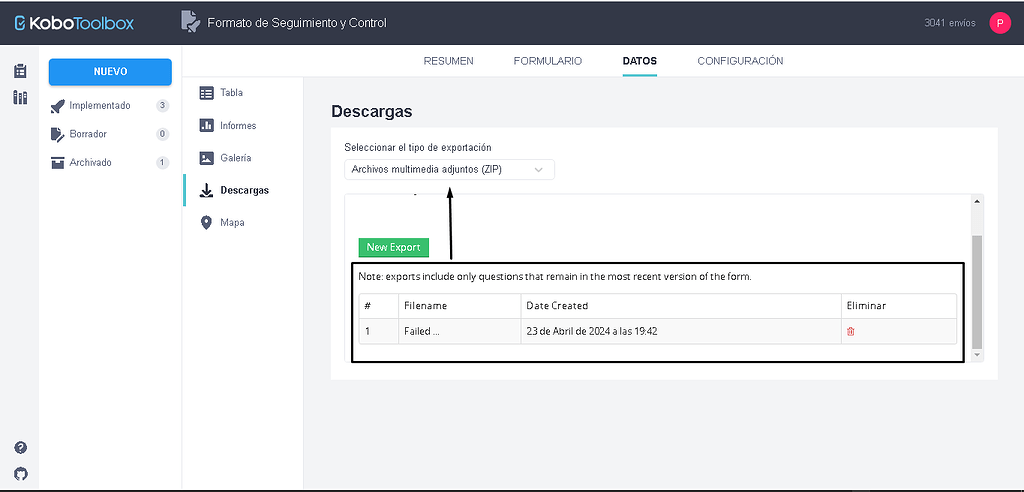 Error downloading - Data Management - KoboToolbox Community Forum