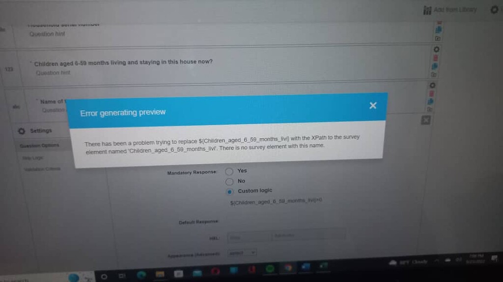 Creating a custom logic in my questionnaire - Form Building - KoboToolbox Community Forum