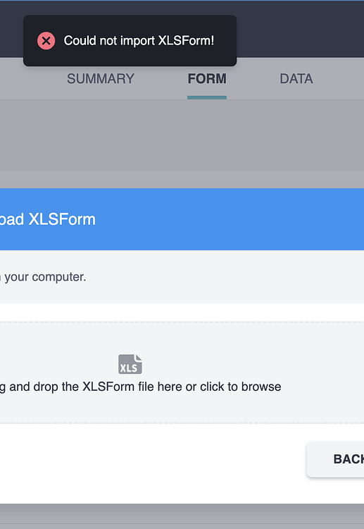 Unable to create or modify new projects - Form Building - KoboToolbox Community Forum