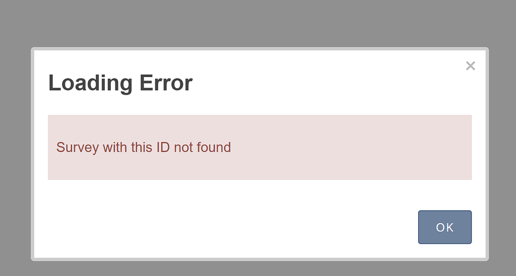 Survey ID not found - Form Building - KoboToolbox Community Forum